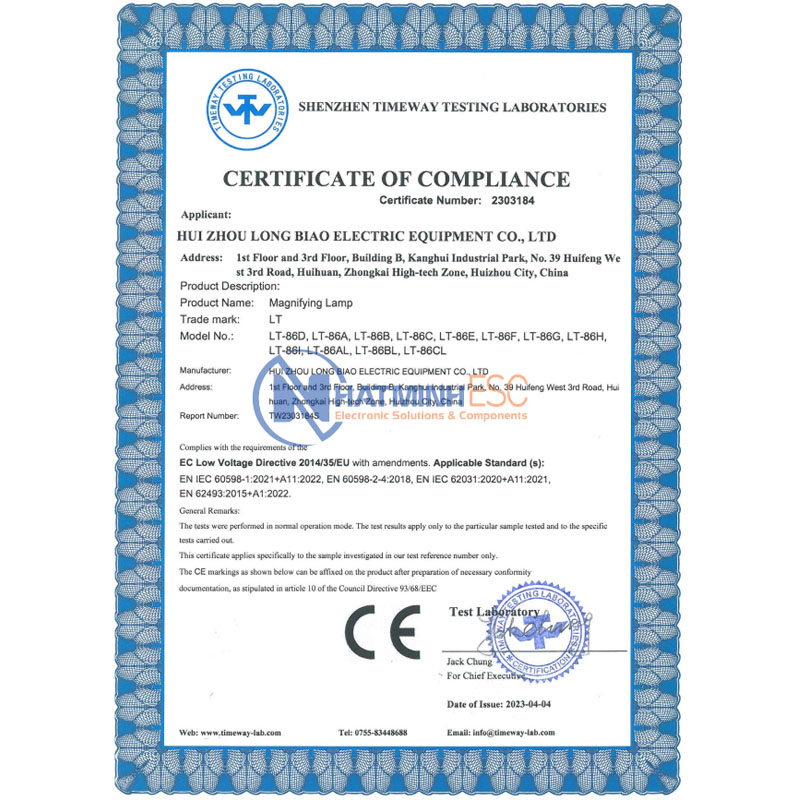 ::.Kính lúp để bàn LT-86C 30X đèn LED thấu kính trắng (quang học).::